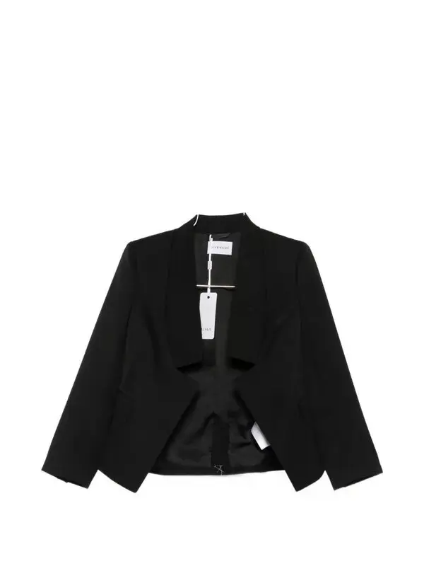 Givenchy Cut-out Lapel Blazer - Black