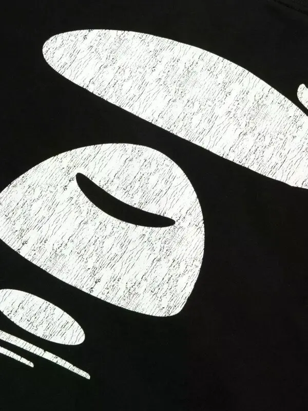 AAPE BY *A BATHING APE Moonface Graffiti-print T-shirt