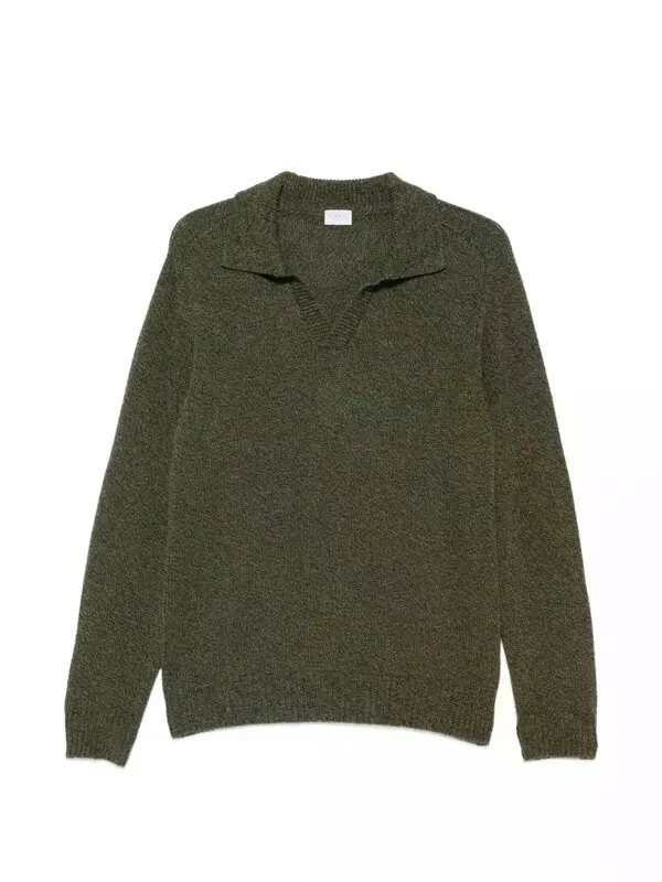 04651 / A TRIP IN A BAG Polo-collar Sweater