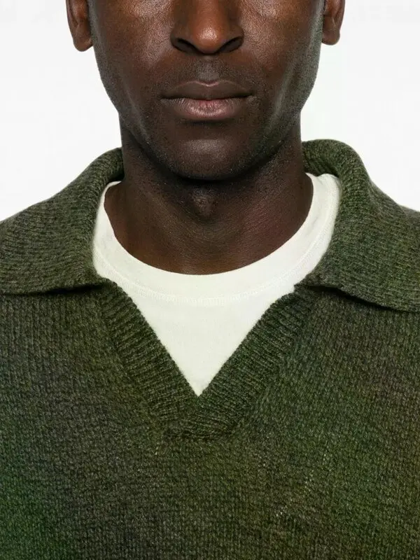 04651 / A TRIP IN A BAG Polo-collar Sweater