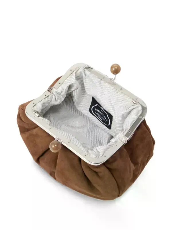 Max Mara Pasticcino Suede Shoulder Bag