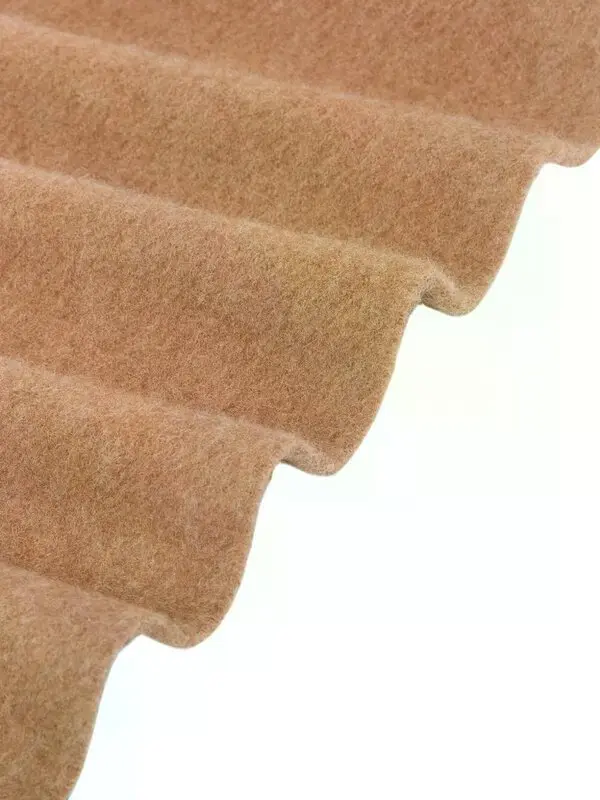 Max Mara Yarn-dyed Wool Scarf Camel