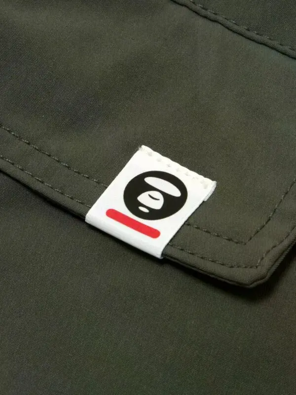 AAPE BY *A BATHING APE Aapenow Logo-embroidered Cargo Pants