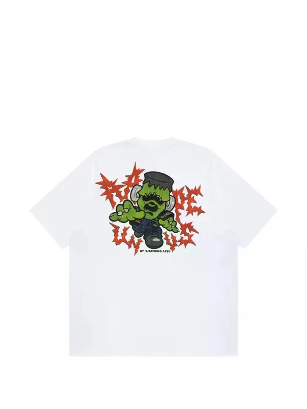 AAPE BY *A BATHING APE Moonface Graphic T-shirt - White