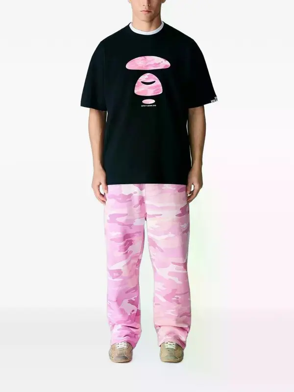 AAPE BY *A BATHING APE Moonface Graphic-print T-shirt
