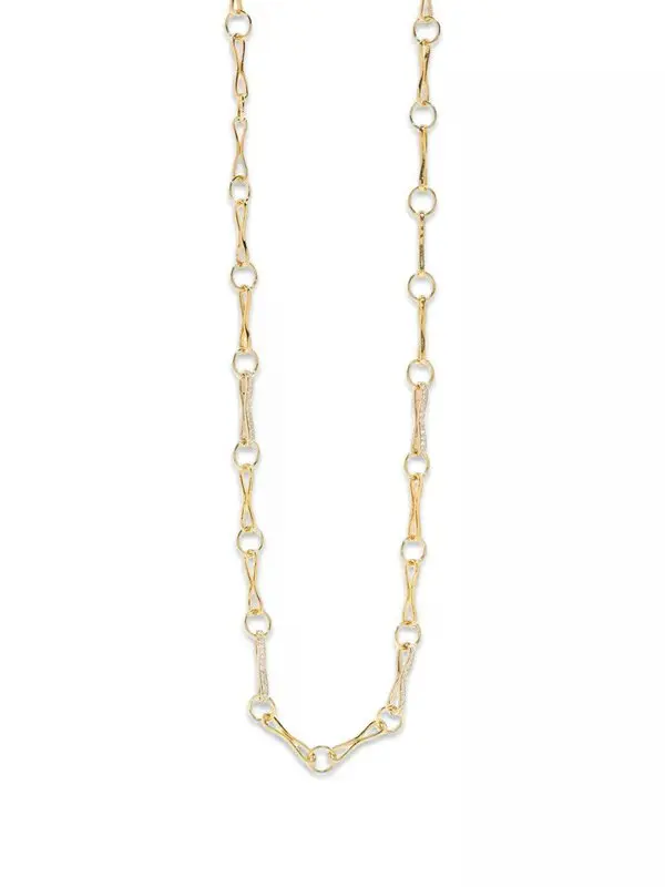 AZLEE Diamond Large Double Link Necklace