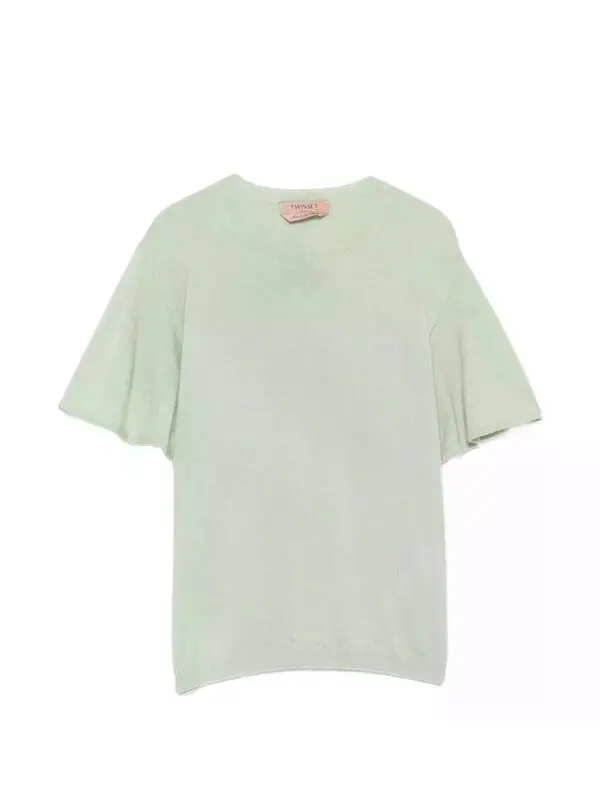 TWINSET Ruffle-sleeve Sweater - Green