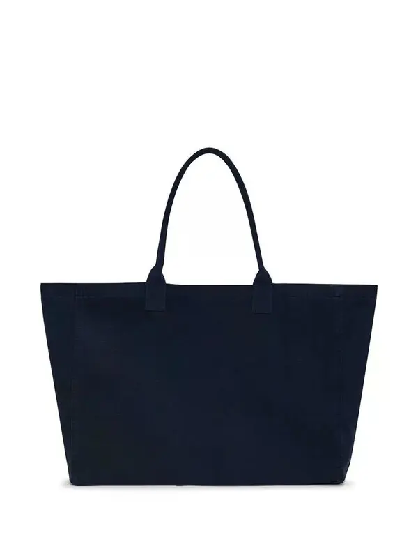 ANINE BING Cotton Canvas Collegiate Tote Bag