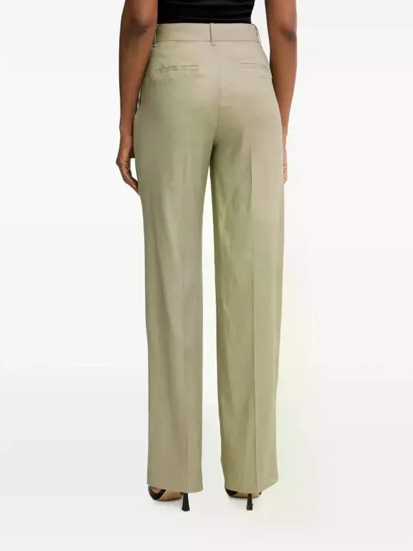 Guess Pleated Straight-leg Trousers