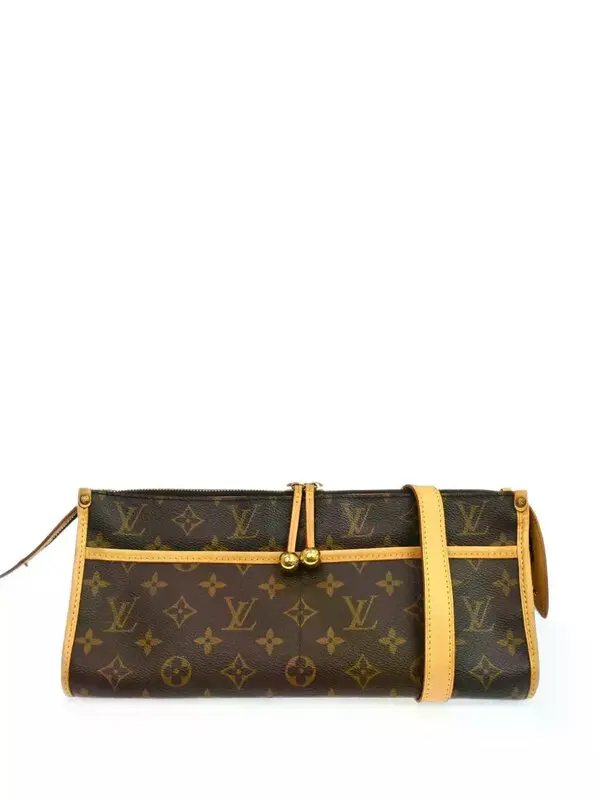 LOUIS VUITTON 2005 Popincourt Long Shoulder Bag - Brown
