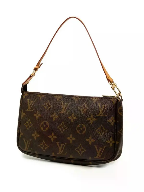 LOUIS VUITTON 2004 Monogram Pochette Accessoires Shoulder Bag