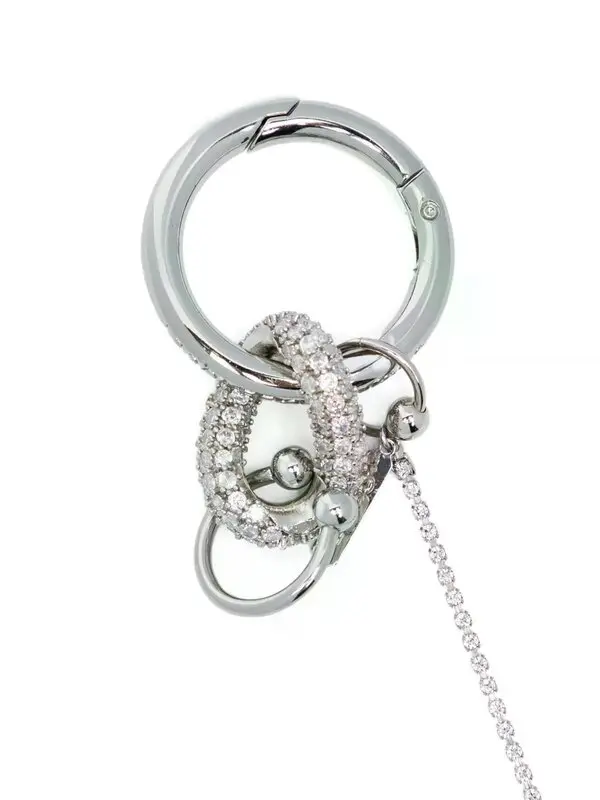 JUSTINE CLENQUET Dolly Crystal-embellished Keyring