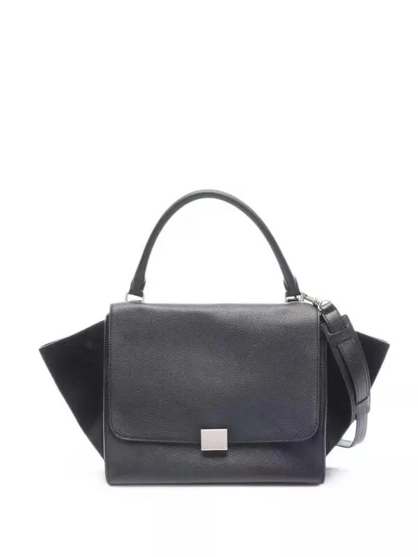 Celine Trapeze Tote Bag - Black