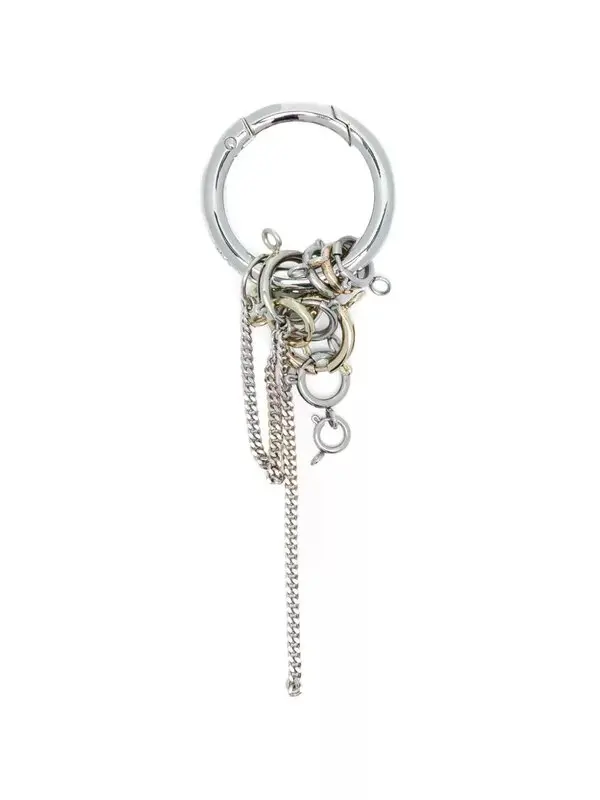 JUSTINE CLENQUET Pam Chain Keyring - Silver