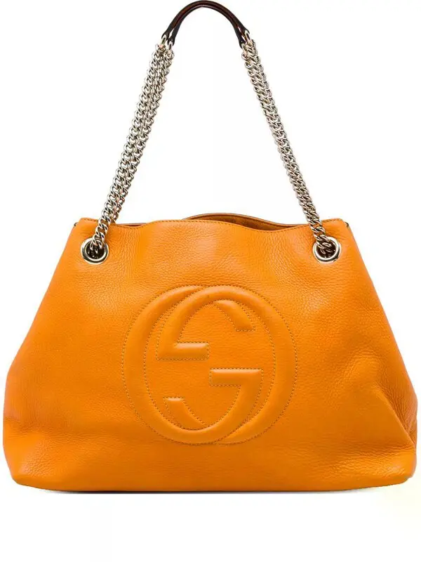 Gucci 2016-2026 Medium Calfskin Soho Chain Tote Bag