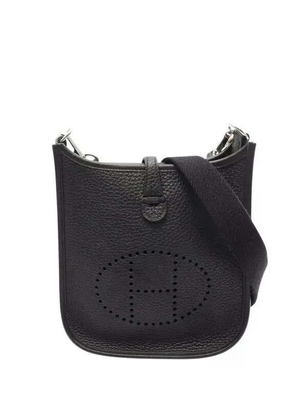 Hermès Clemence Evelyne 16 Amazone Cross Body Bag - Black