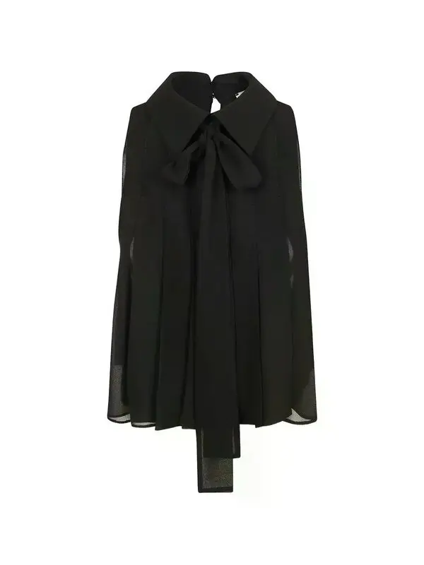 Elisabetta Franchi Bow-detail Pleated Blouse