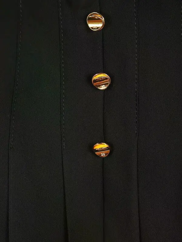 Elisabetta Franchi Bow-detail Pleated Blouse
