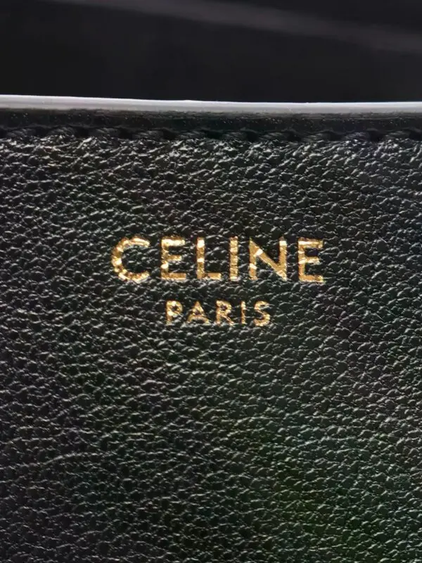 Celine 2010-2026 Leather Triomphe Little Half Moon Soft Bag Crossbody Bag
