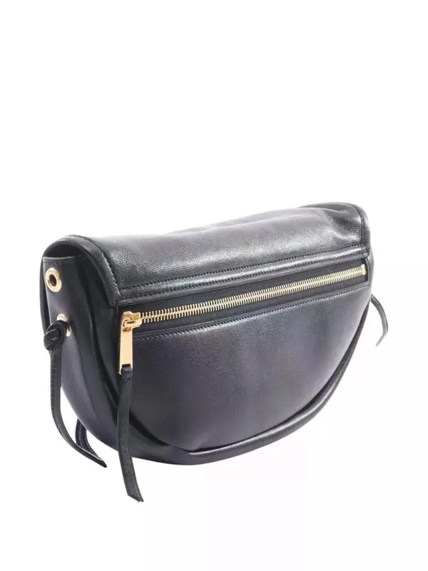 Celine 2010-2026 Leather Triomphe Little Half Moon Soft Bag Crossbody Bag