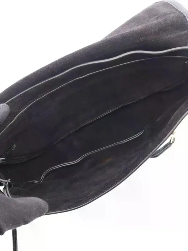 Celine 2010-2026 Leather Triomphe Little Half Moon Soft Bag Crossbody Bag