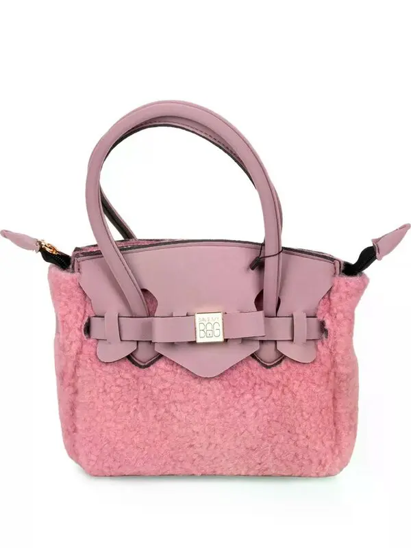 Save My Bag Faux-fur Chain-link Tote Bag - Pink