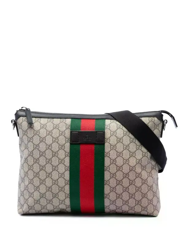 Gucci 2016-2026 Gg Supreme Web Crossbody Bag