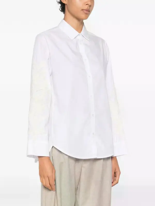 WHYCI MILANO Embroidered Long-sleeve Shirt