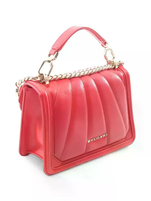 BVLGARI 2010s Serpenti Diamond Blast Shoulder Bag