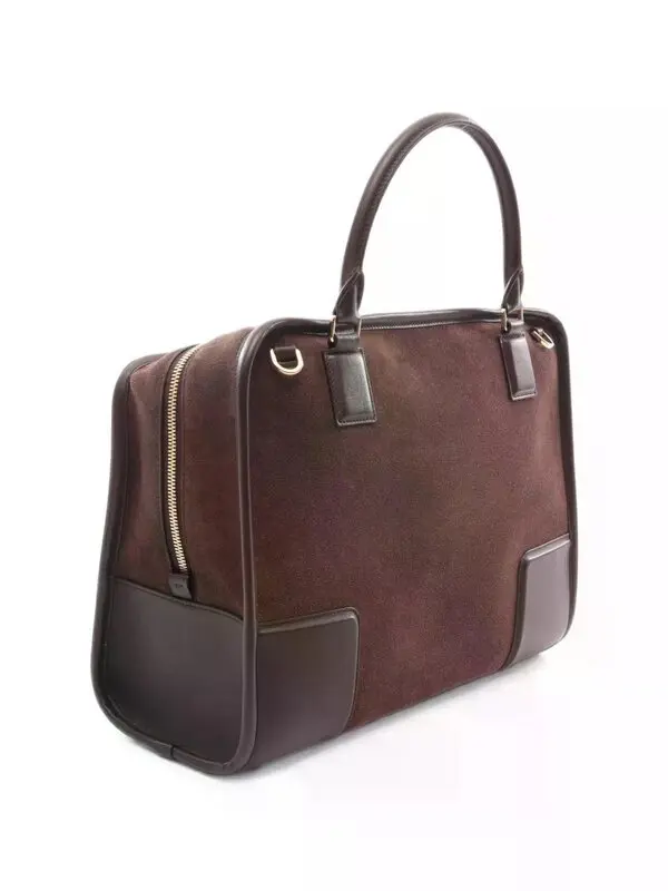 Loewe Amazona 180 Suede Handbag