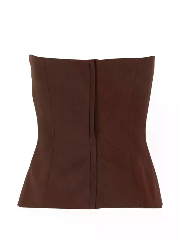 Federica Tosi Strapless Bustier Top