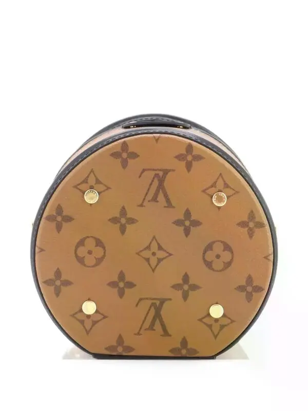 LOUIS VUITTON Cannes Handbag Reverse Monogram Canvas Satchel