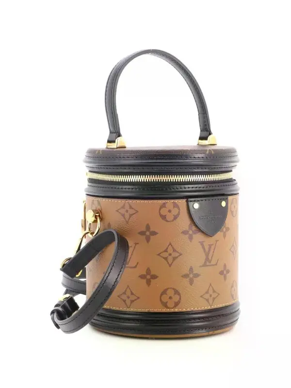 LOUIS VUITTON Reverse Monogram Cannes Satchel - Black
