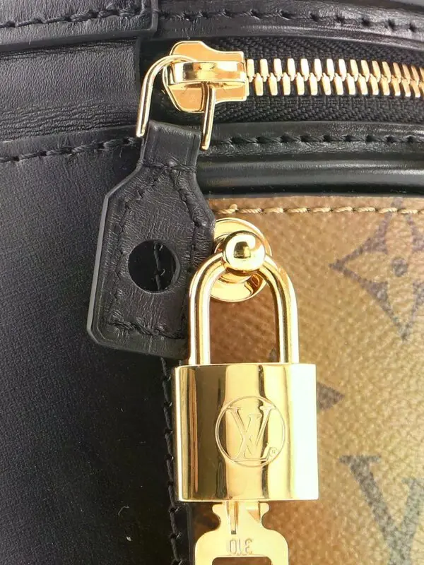 LOUIS VUITTON Reverse Monogram Cannes Satchel - Black