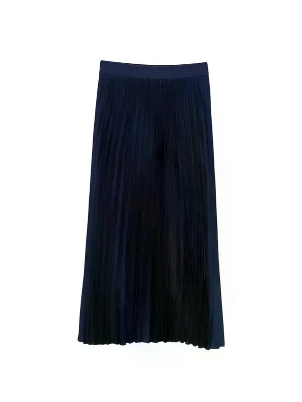 MAISON123 Esther Pleated Skirt - Blue