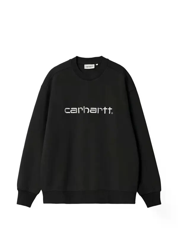 Carhartt Work In Progress Logo-embroidered Sweatshirt - Black
