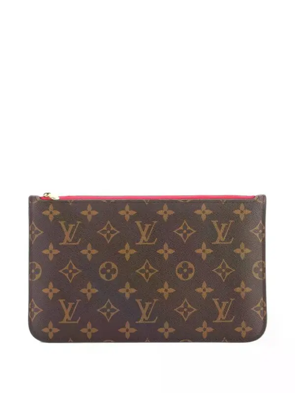 LOUIS VUITTON Neverfull Pochette Monogram Canvas Large Pouch
