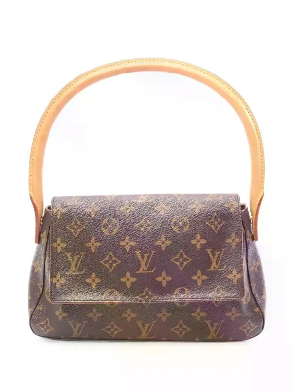 LOUIS VUITTON 2003 Mini Looping Tote Bag - Brown
