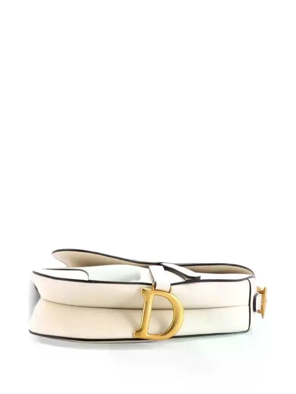 Dior Saddle Handbag Leather Medium Shoulder Bag