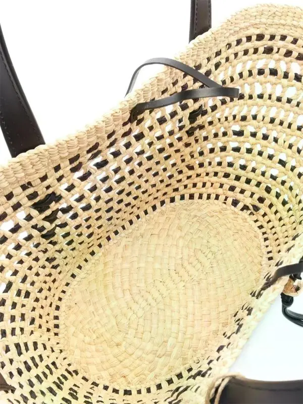 Loewe Braided Basket Tote Bag - Neutrals