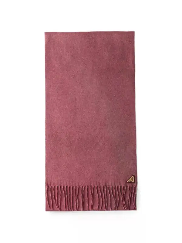 Prada Silk And Cashmere Scarf - Pink