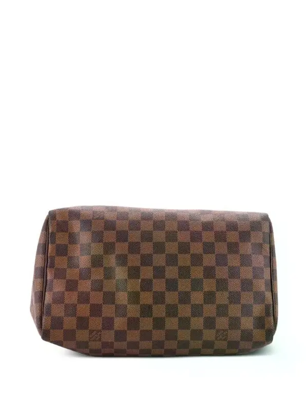 LOUIS VUITTON Damier Speedy Satchel - Brown