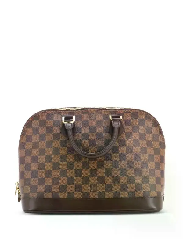 LOUIS VUITTON Damier Pm Satchel Handbag - Brown