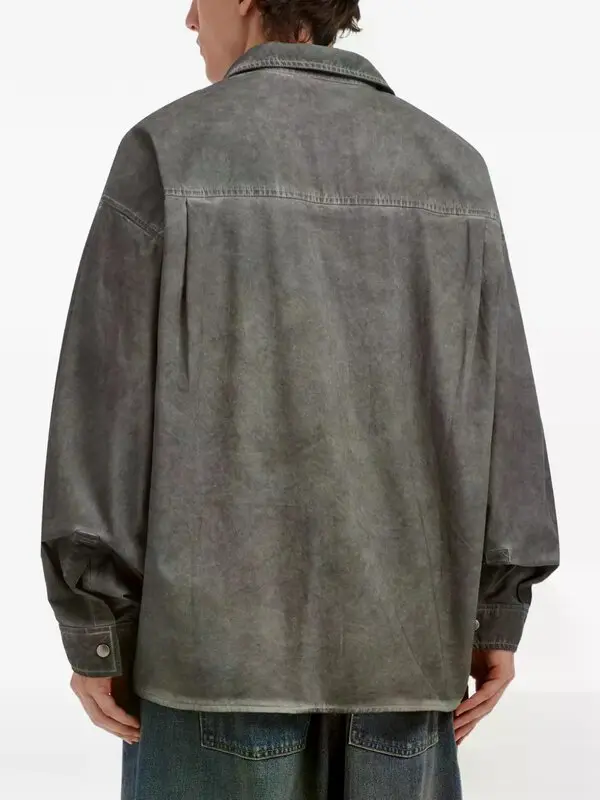 Izzue Buckle-strap Flap-pocket Shirt
