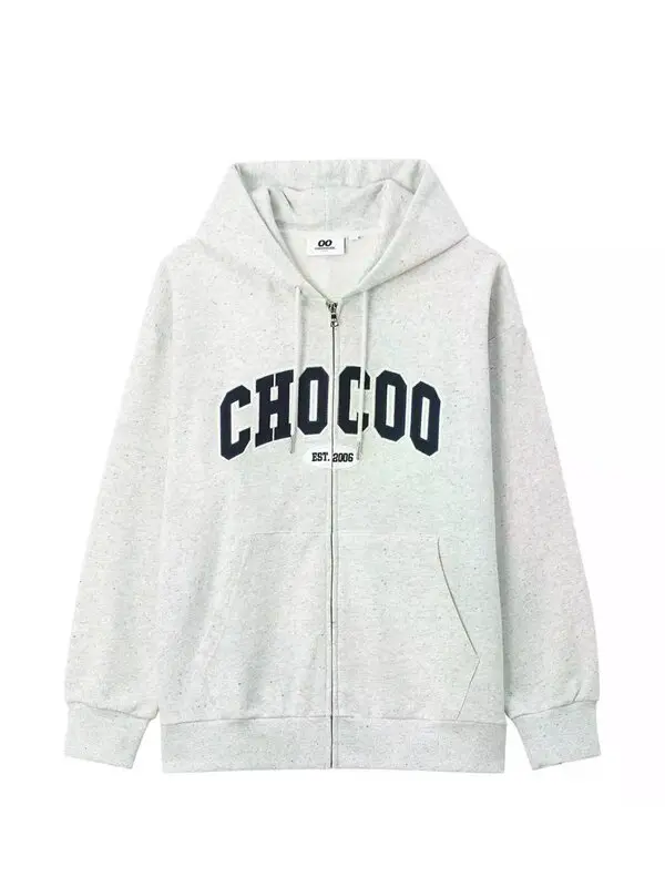 CHOCOOLATE Logo-patch Zip-up Hoodie