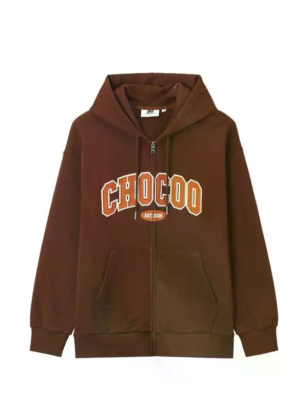 CHOCOOLATE Logo-detail Zip-up Sweatshirt