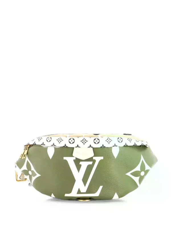 LOUIS VUITTON Bum Bag Limited Edition Colored Monogram Giant Belt Bag - Green