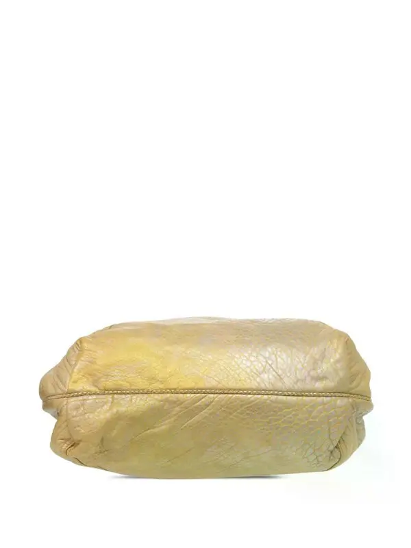 Fendi 2000-2010 Bimetal Nappa Spy Hobo Bag