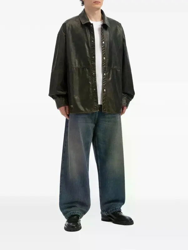 Izzue Faded-effect Shirt Jacket