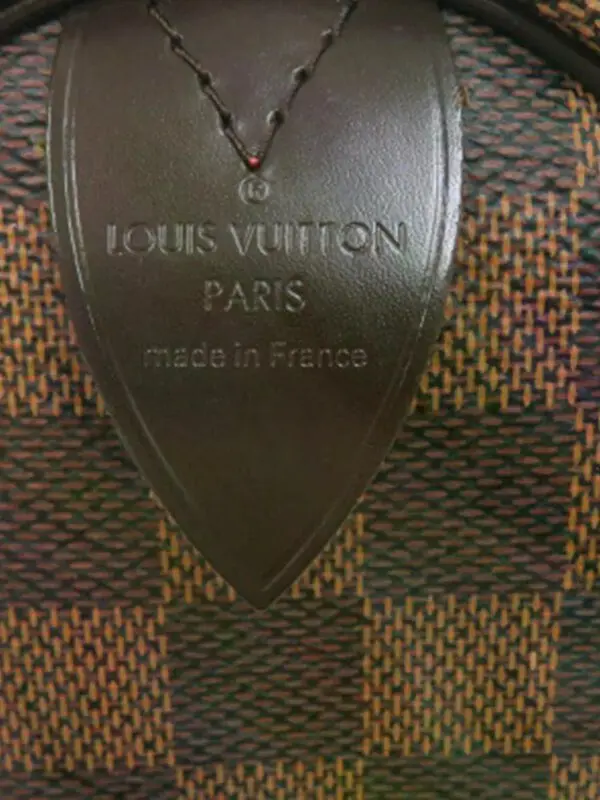 LOUIS VUITTON 2017 Damier Ebene Speedy 25 Boston Bag